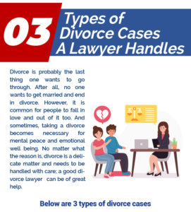 Infographic: 3 Types of Divorce Cases A Lawyer Handles | DivorceGo